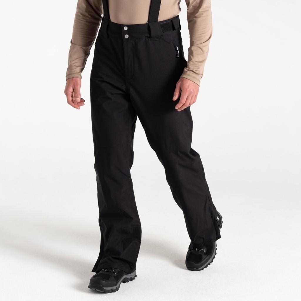 Dare2b BLACK ACHIEVE II Ski Salopettes Pants Short Leg